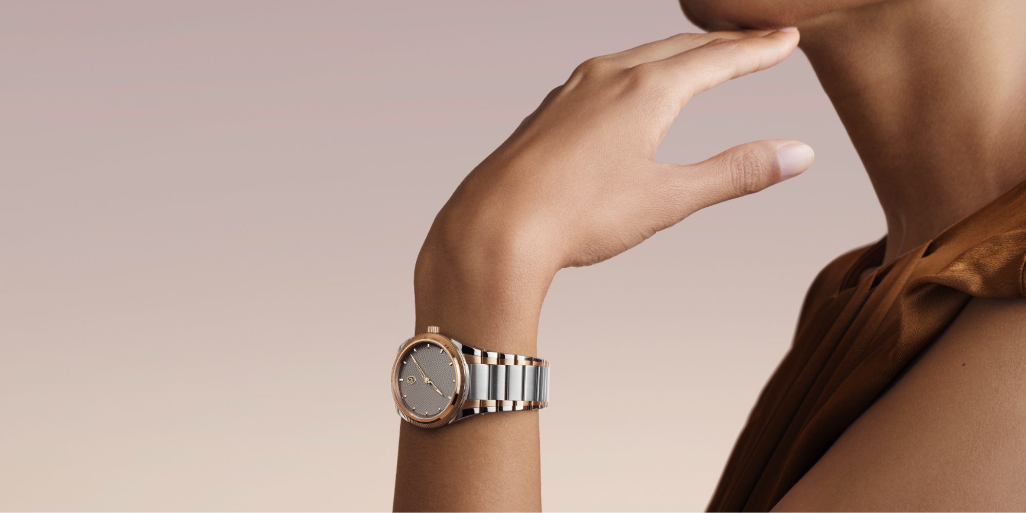 Introducing the Tonda PF Automatic Steel Rose Gold Sand Grey